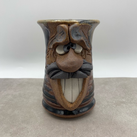 mahon | Dining | Mahon Ugly Funny Face Mug Vintage Stoneware Pottery ...